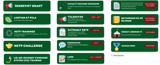 NSTP ACTIVITIES/PROGRAMS – National Service Training Program Diliman